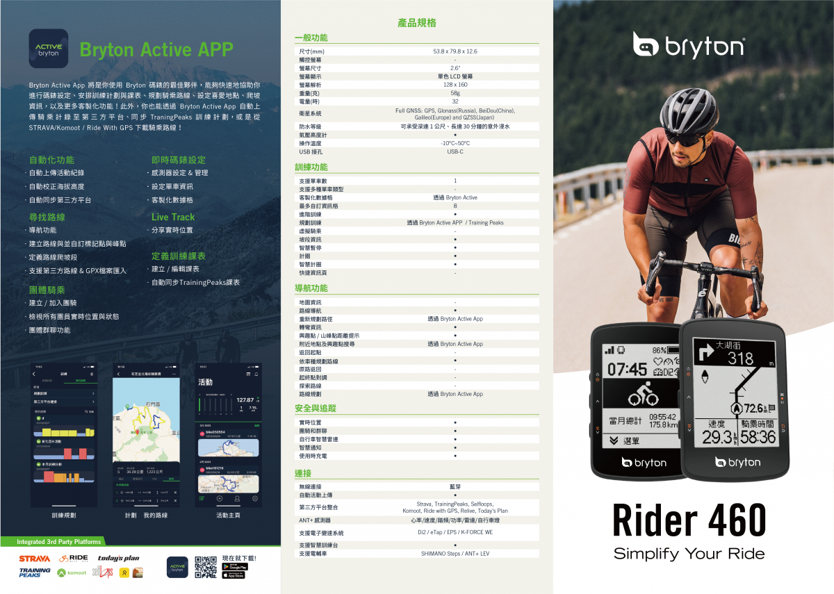 升級車錶的最佳選擇 Bryton Rider 460 開箱-單車時代CYCLINGTIME.com 自行車賽事報導、單車環島路線、新手教學